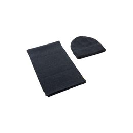 Camel Active Geschenk-set aus M&uuml;tze und Schal Herren Gr&ouml;&szlig;e One Size navy