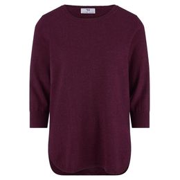 Peter Hahn - Rundhals-Pullover aus Seide und Kaschmir, lila, Gr. 48 / XL - Seide