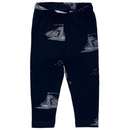 Ebbe Leggings 'Dylan' Gr&ouml;&szlig;e 74 marine / wei&szlig;