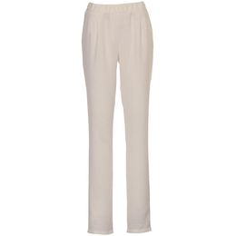Peter Hahn - Schlupf-Hose im Chino-Stil, beige, Gr. 44 / L - Leinen