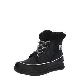 Sorel Snowboots 'Explorer Carnival' Damen Größe 38 schwarz / weiß Winterschuhe