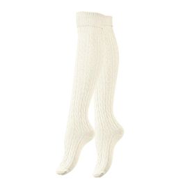 Vincent Creation Over the Knee Socks female White size One Size