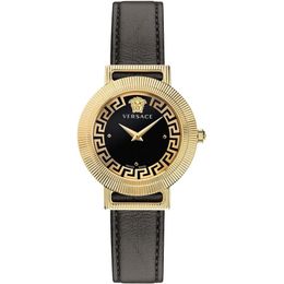 Versace Analog Watch female Gold size One Size
