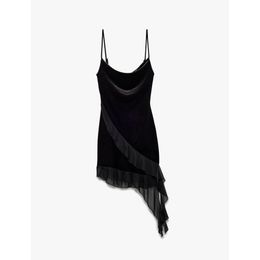 KOTON Kleid Damen Gr&ouml;&szlig;e 34 schwarz Winterkleid