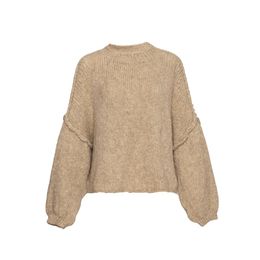 Lilavie Oversized Sweater ' L' female Beige, Brown size One Size