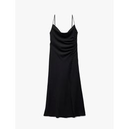 KOTON Kleid Damen Gr&ouml;&szlig;e 34 schwarz Winterkleid