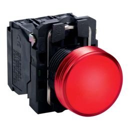 Schneider Electric Leuchtmelder rot, +LED 24V AC/DC XB5AVB4)