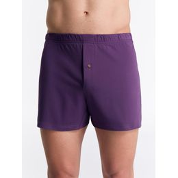 Albero Natur Boxer shorts 'Herren Boxershorts aus 100 % Bio-Baumwolle mit Knopfverschluss' male Purple size XXL