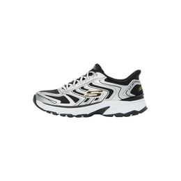 Skechers Sportschuh 'Stamina' Herren Gr&ouml;&szlig;e 42 schwarz / silber