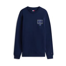 Tommy Jeans Sweatshirt Herren Gr&ouml;&szlig;e L blau / marine / wei&szlig;