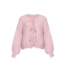 Lilavie Knit Cardigan ' Miaa ' female Pink size One Size