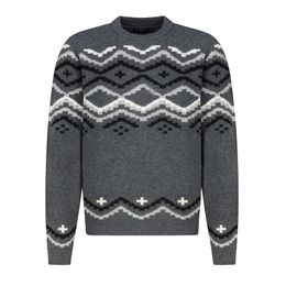 Eight2Nine Pullover Herren Größe S hellgrau / dunkelgrau / schwarz / weiß