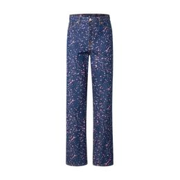 MONKI Jeans Damen Gr&ouml;&szlig;e 32 blau / rosa