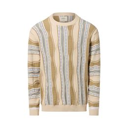 REDEFINED REBEL EST. 2013 Redefined Rebel Pullover 'Teton' Herren Gr&ouml;&szlig;e L beige / hellblau / hellgrau