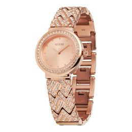 Guess Analog Watch female Gold size One Size