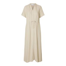 Selected Blusenkleid 'SLFVIVA-DAMINA' Damen Gr&ouml;&szlig;e 36 creme Sommerkleid