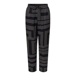 Jacqueline de Yong JDY Hose 'JDYPEPPER' Damen Gr&ouml;&szlig;e 34 beige / schwarz