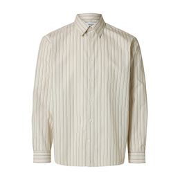 Selected Hemd 'SLHBen' Herren Gr&ouml;&szlig;e XXL ecru / schwarz / wei&szlig;