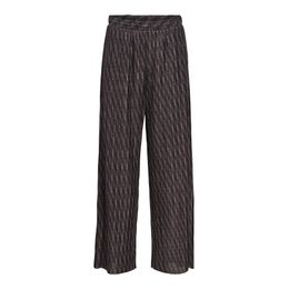 Object Petite Hose 'LUX' Damen Gr&ouml;&szlig;e 42 lila / schwarz