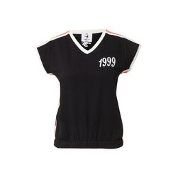 VIERVIER Sweatshirt 'Jolien' Damen Gr&ouml;&szlig;e M pastellrot / schwarz / wei&szlig;