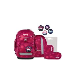 Ergobag Rucksack 'Pack Schulrucksack' Mädchen Größe 40 x 28 x 25 cm rotmeliert