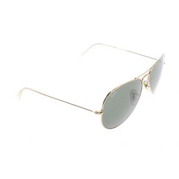 Ray-Ban Sonnenbrille Damen Gr&ouml;&szlig;e One Size Second Hand gold