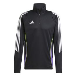 adidas Performance Sportsweatshirt 'Tiro 24' Herren Gr&ouml;&szlig;e S grasgr&uuml;n / lavendel / schwarz / wei&szlig;