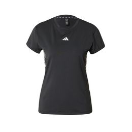 adidas Performance Funktionsshirt 'HYGLM' Damen Gr&ouml;&szlig;e M/L schwarz / wei&szlig;