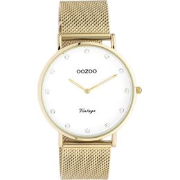 Oozoo Analog Watch female Gold size One Size