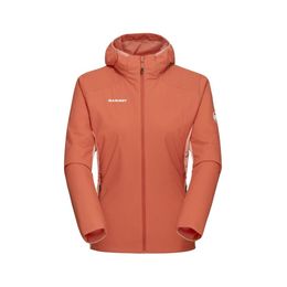 Mammut Outdoorjacke ‘Rime Light Flex’ Damen Größe XS koralle / weiß