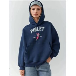 Hiccup Sweatshirt Damen Gr&ouml;&szlig;e M marine / pastellblau / pink / altrosa