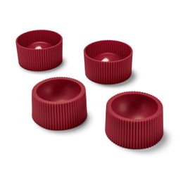 Tchibo - 4 Dessert-Formen - rot