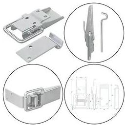 Pro Plus Spannverschluss Stahl Exzenterverschluss Hebelverschluss 140x7mm Anh&auml;nger 2025