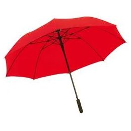 Stockschirm Automatik Gro&szlig; 120cm Damen Herren Fiberglas XXL Regenschirm Rot