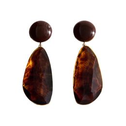 Mango Ohrringe 'NEKANE' Damen Gr&ouml;&szlig;e One Size braun / cognac