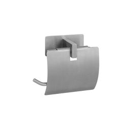 Wenko Edelstahl-Toilettenpapierhalter "Genova" - (B)14 x (H)11,4 x (T)6,2 cm - 26% | Badezimmer-accessoires
