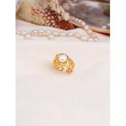 L'Atelier de Gaia Vergold. Ring mit Perle - 51% | Schmuck