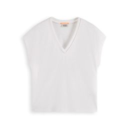 Scotch & Soda Scotch & Soda Shirt in Wei&szlig; - 51% | Gr&ouml;&szlig;e L | Damen-tops