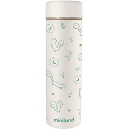 Miniland Thermoflasche "Natur" in Wei&szlig;/ Gr&uuml;n - 450 ml - 11% | Baby-flaschen