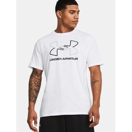 Under Armour Shirt "Foundation" in Wei&szlig; - 29% | Gr&ouml;&szlig;e M | Herren-plussize