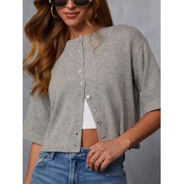 Milan Kiss Cardigan in Grau - 64% | Gr&ouml;&szlig;e S | Damen-pullover-cardigans