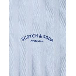 Scotch & Soda Scotch & Soda Poloshirt in Hellblau - 57% | Größe L | Herren-plussize