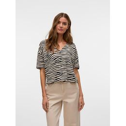 V&eacute;ro Moda Vero Moda Shirt in Schwarz/ Beige - 33% | Gr&ouml;&szlig;e M | Damen-tops