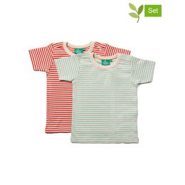 Little Green Radicals 2er-Set: Shirts in Hellblau/ Rot - 36% | Gr&ouml;&szlig;e 98 | Kinder-oberteile