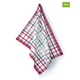 Kela 2er-Set: Geschirrt&uuml;cher in Wei&szlig;/ Bunt - (L)70 x (B)50 cm - 45% | Tischwaesche