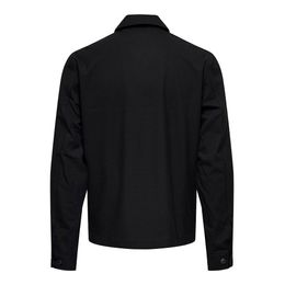 Only & Sons ONLY & SONS Hemdjacke "Miro" in Schwarz - 25% | Gr&ouml;&szlig;e M | Herren-plussize