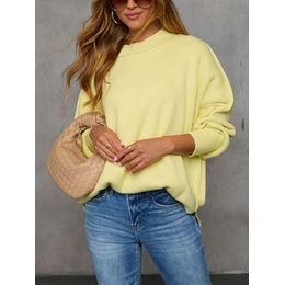Milan Kiss Pullover in Gelb - 62% | Gr&ouml;&szlig;e L | Damen-pullover-cardigans