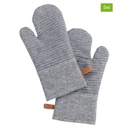 Wenko 2er-Set: Topfhandschuhe "Ada" in Grau - (L)33 x (B)17 cm - 20% |