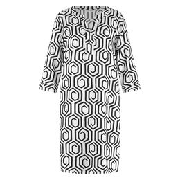 Gerry Weber Kleid in Wei&szlig;/ Schwarz - 65% | Gr&ouml;&szlig;e 38 | Damen-kleider