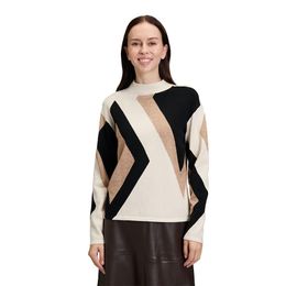 Betty Barclay Pullover in Creme/ Schwarz - 67% | Größe 42 | Damen-pullover-cardigans
